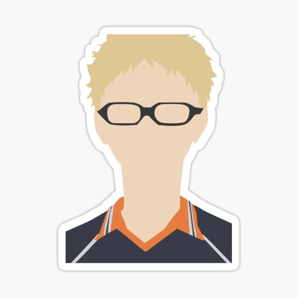 "Tsukishima Sticker - Kei Tsukishima - Haikyuu - Haikyuu!! - Karasuno ...