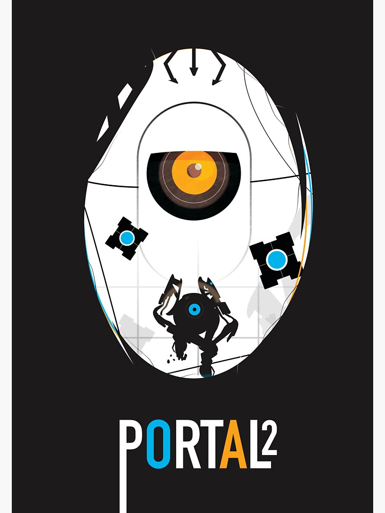 " Portal 2 Fanart Artwork" Sticker for Sale by ALFDen | Redbubble