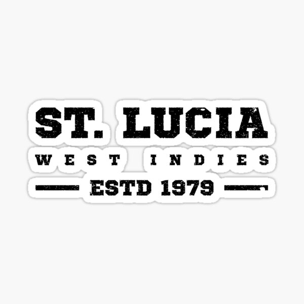 "St Lucia - West Indies" Sticker for Sale by identiti | Redbubble