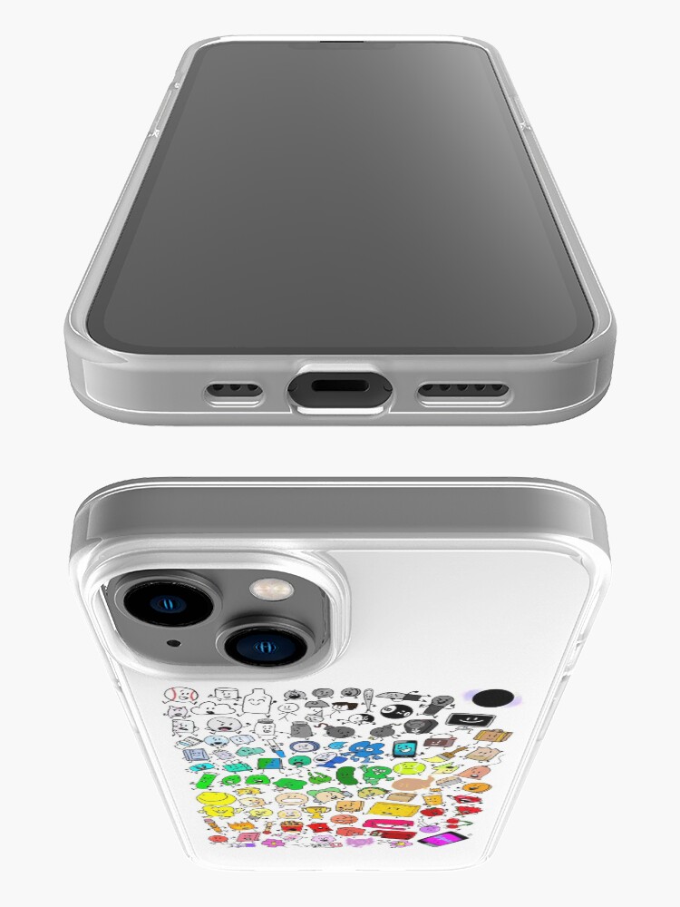 "BFDI Inanimate Insanity All Characters (Transparent)" iPhone Case for ...
