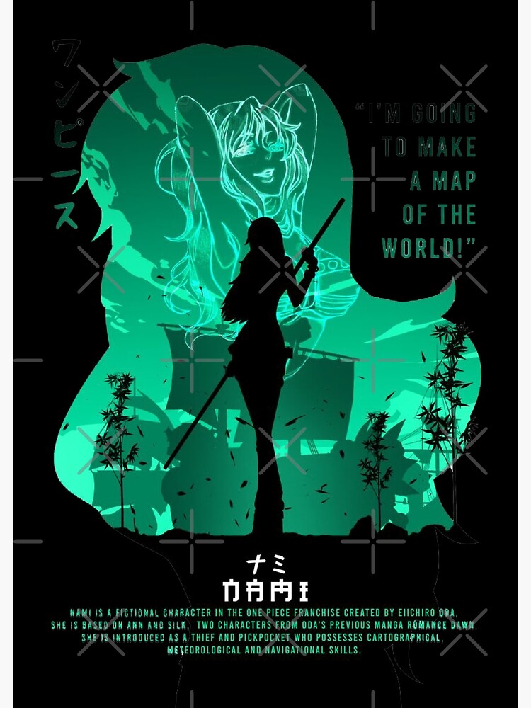 "Nami Map Of The World" Poster von KNStore001 | Redbubble