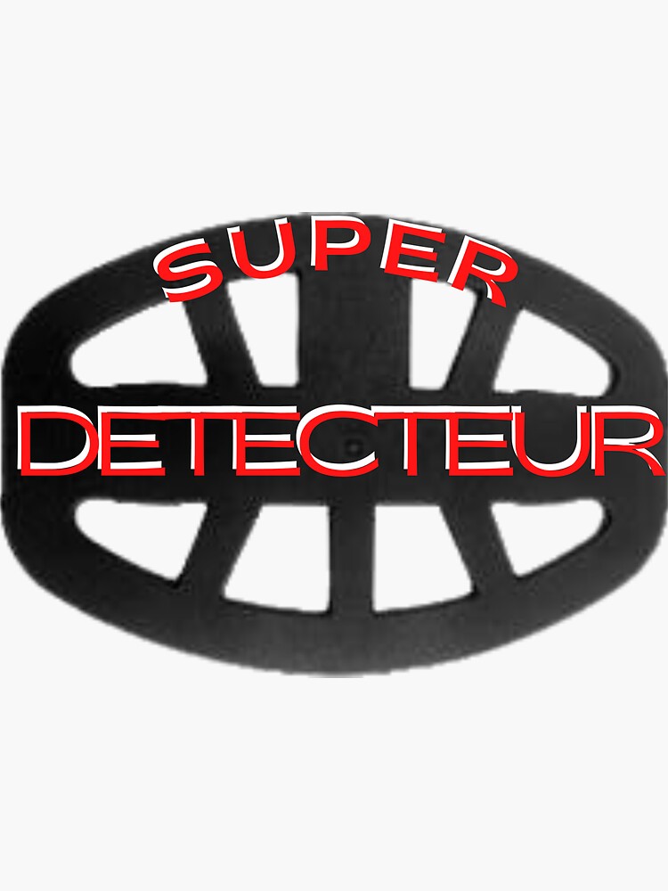 "super metal detector" Sticker for Sale by mgconseils | Redbubble