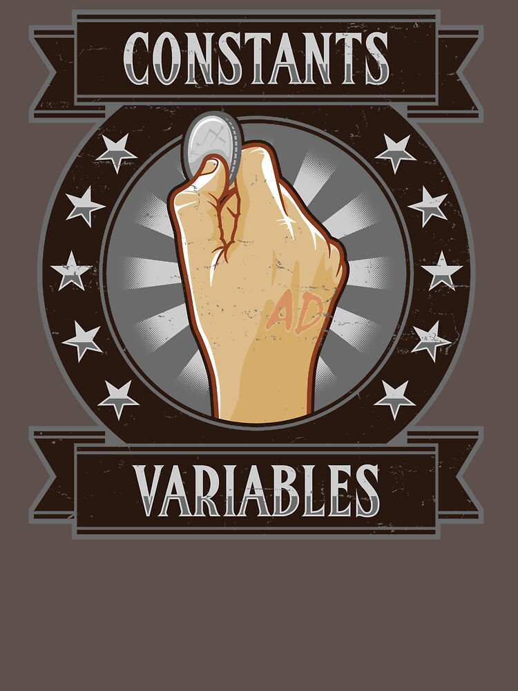 "Constants & Variables" T-shirt by Adho1982 | Redbubble | andrew t ...
