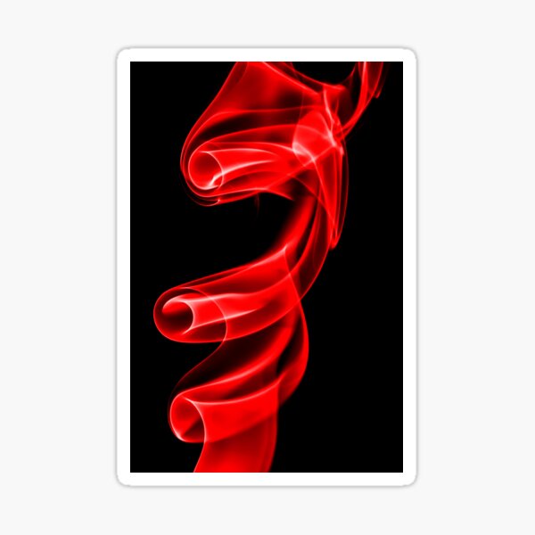 "Smoke Art" Sticker for Sale by philippemx | Redbubble