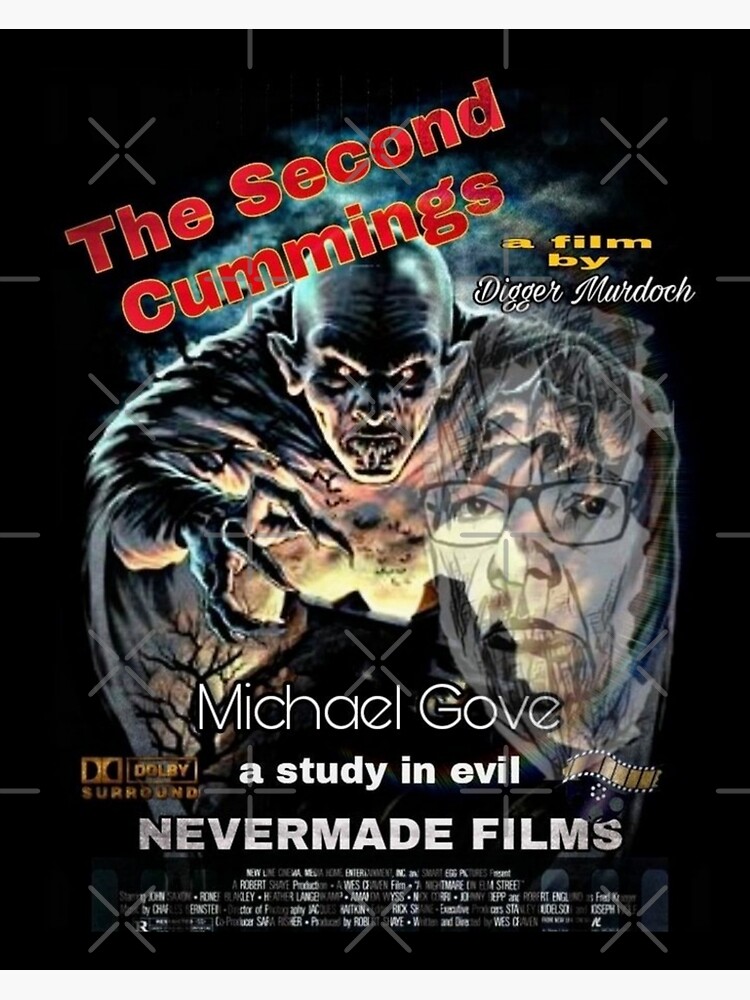 "Nevermade Films Spoof Horror Poster: The Second Cummings" Postcard for ...