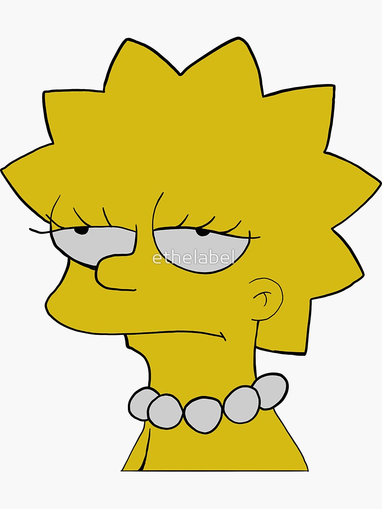 "Lisa Mood" Sticker by ethelabel | Redbubble