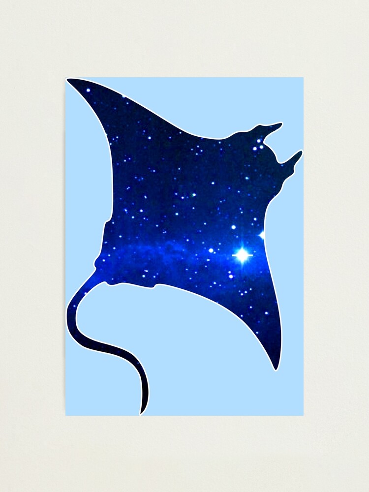 "Space Manta Ray" Photographic Print by ChrisButler | Redbubble