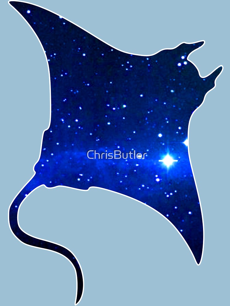"Space Manta Ray" T-shirt for Sale by ChrisButler | Redbubble | ray t ...