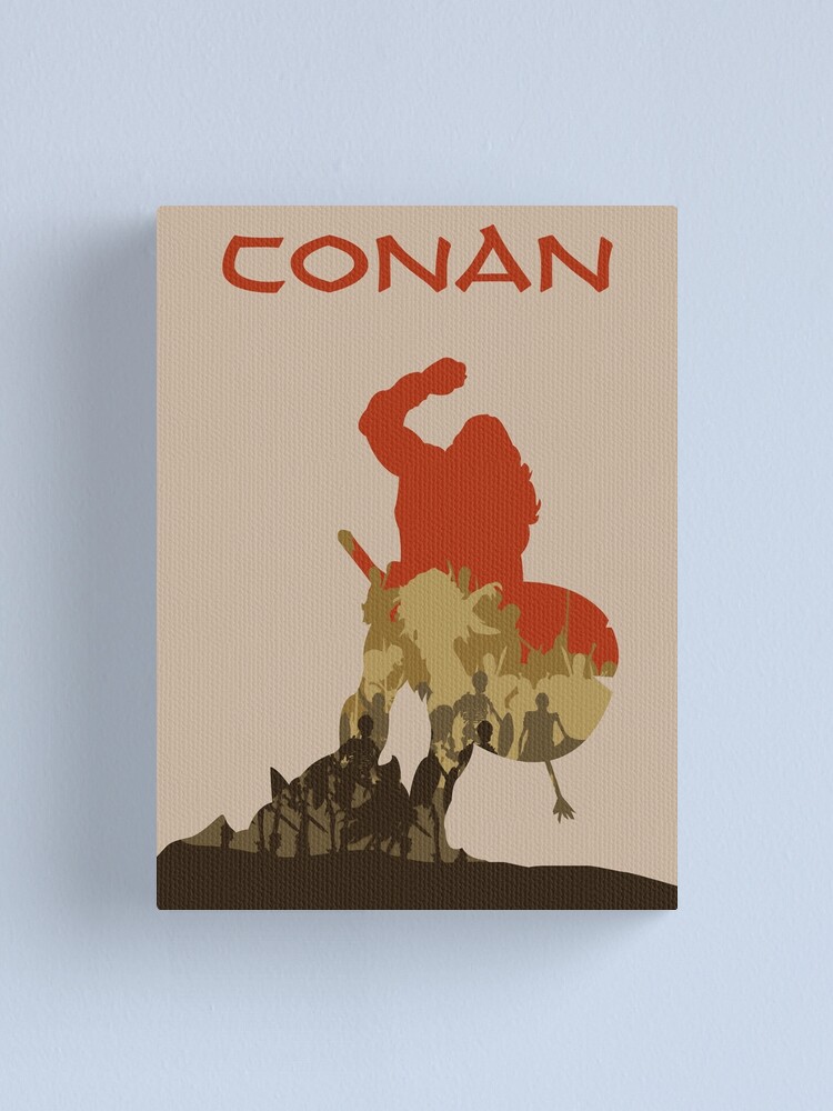 "Conan (light) Design - Minimalist Silhouette Poster Style - Board Game ...