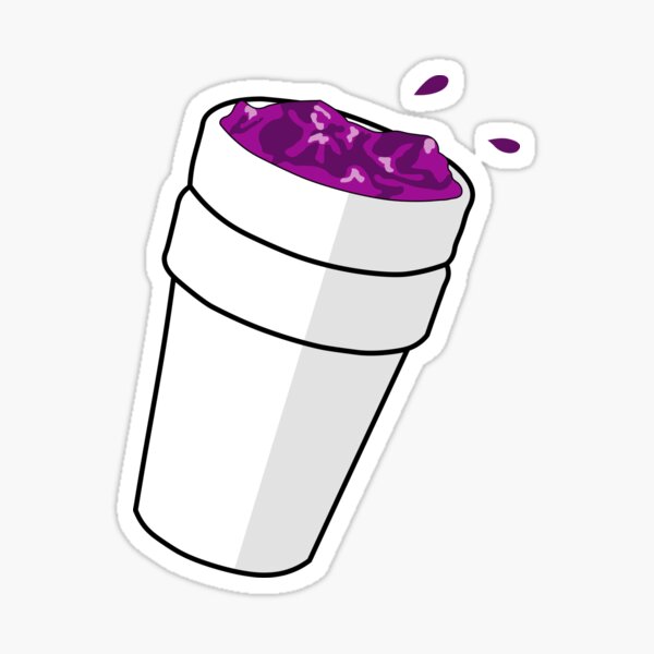 "Print inspired by lean drink" Sticker by ADNMII | Redbubble