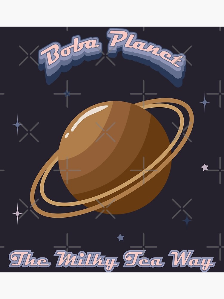 "Boba Planet The Milky Tea Way (Purple)" Poster for Sale by Mizrose ...