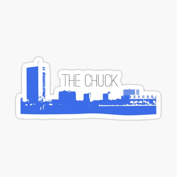 "The Chuck" Sticker for Sale by Jazypattt20 | Redbubble