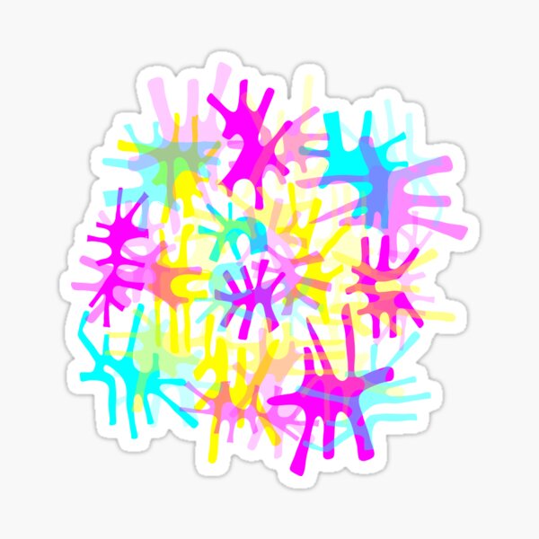 "Splodge artworksy" Sticker for Sale by Artworksy | Redbubble