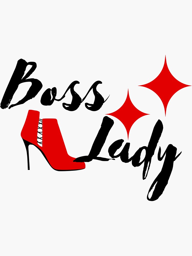 "Boss Lady " Sticker for Sale by NRFR | Redbubble