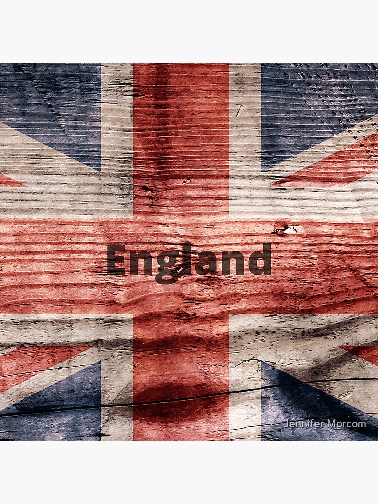 "England flag faded, Union Jack." Poster by Jennifermorcom | Redbubble
