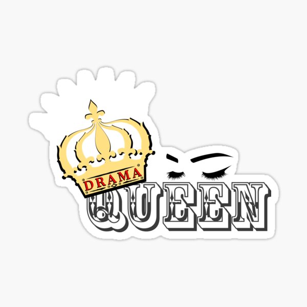 "Drama Queen Crown" Sticker for Sale by Try-It | Redbubble