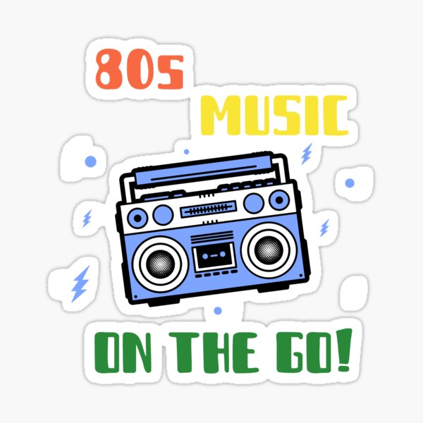 "Ghetto Blaster" Sticker for Sale by SportyDogShop | Redbubble