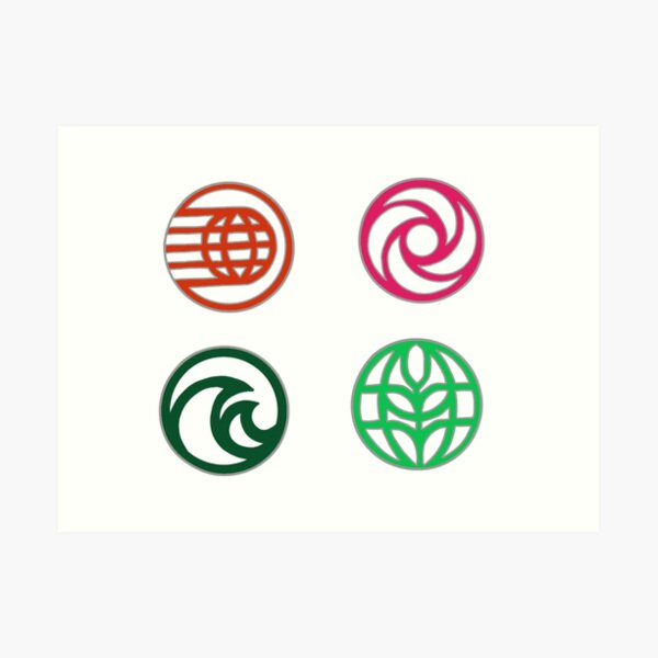 "EPCOT Retro Pavilion logos" Art Print for Sale by LakenAlexander ...