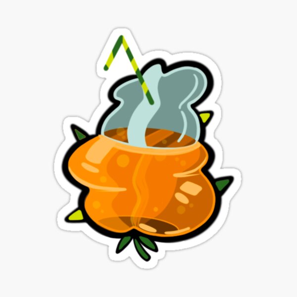 "Orange Bud Strain stickers - orange juice bud bottle" Sticker for Sale ...