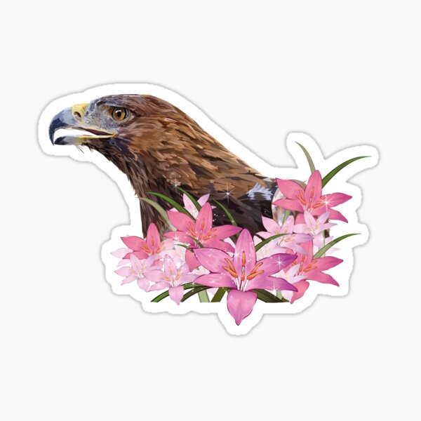 "Golden Eagle" Sticker for Sale by obscurite | Redbubble