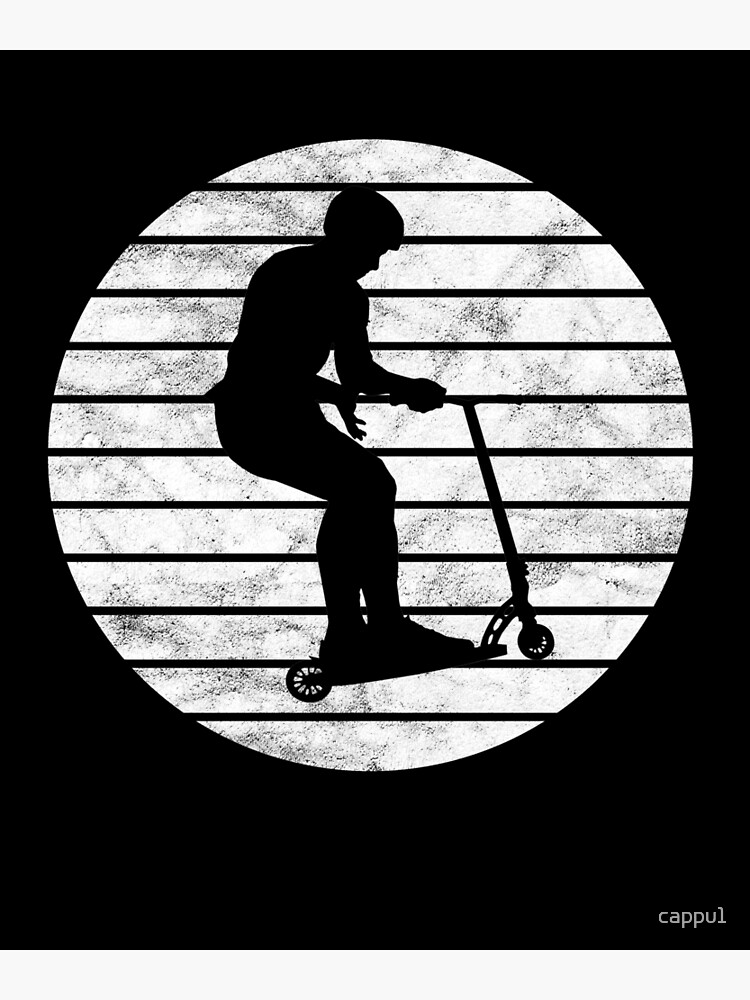"Trickscooter design for stunt scooter fans" Poster by cappu1 | Redbubble