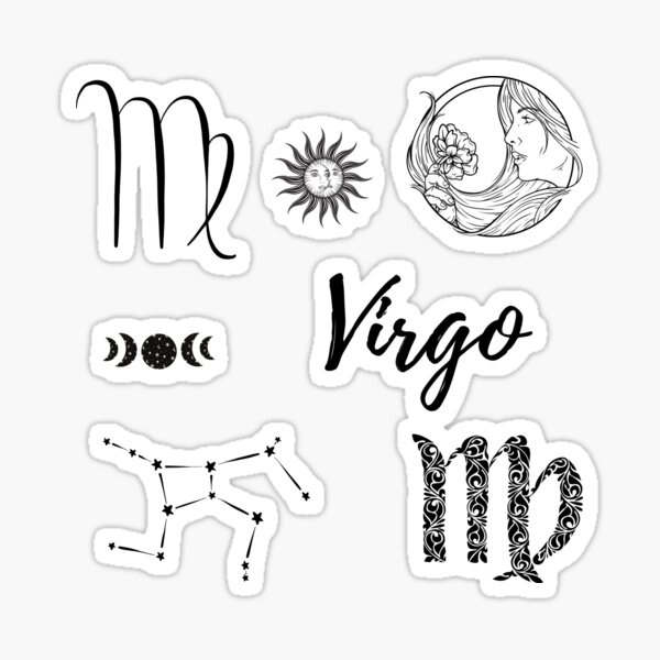 "Virgo Sticker Pack" Sticker for Sale by M-Artie | Redbubble