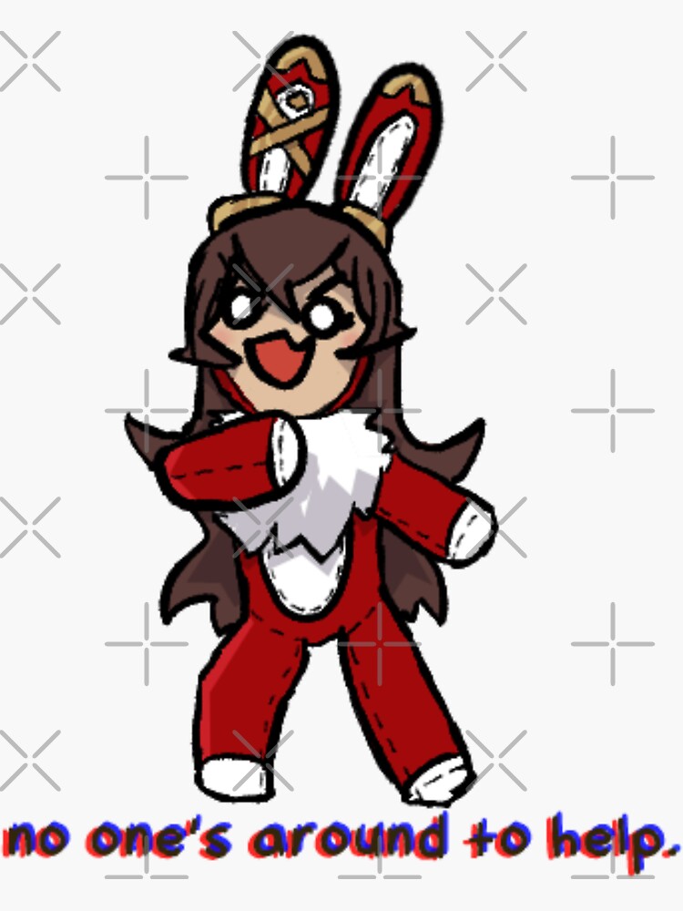 "Genshin Impact Baron Bunny" Sticker for Sale by RandomFandom77 | Redbubble