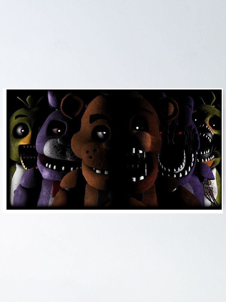 "FNAF" Poster by Rizzledorp | Redbubble