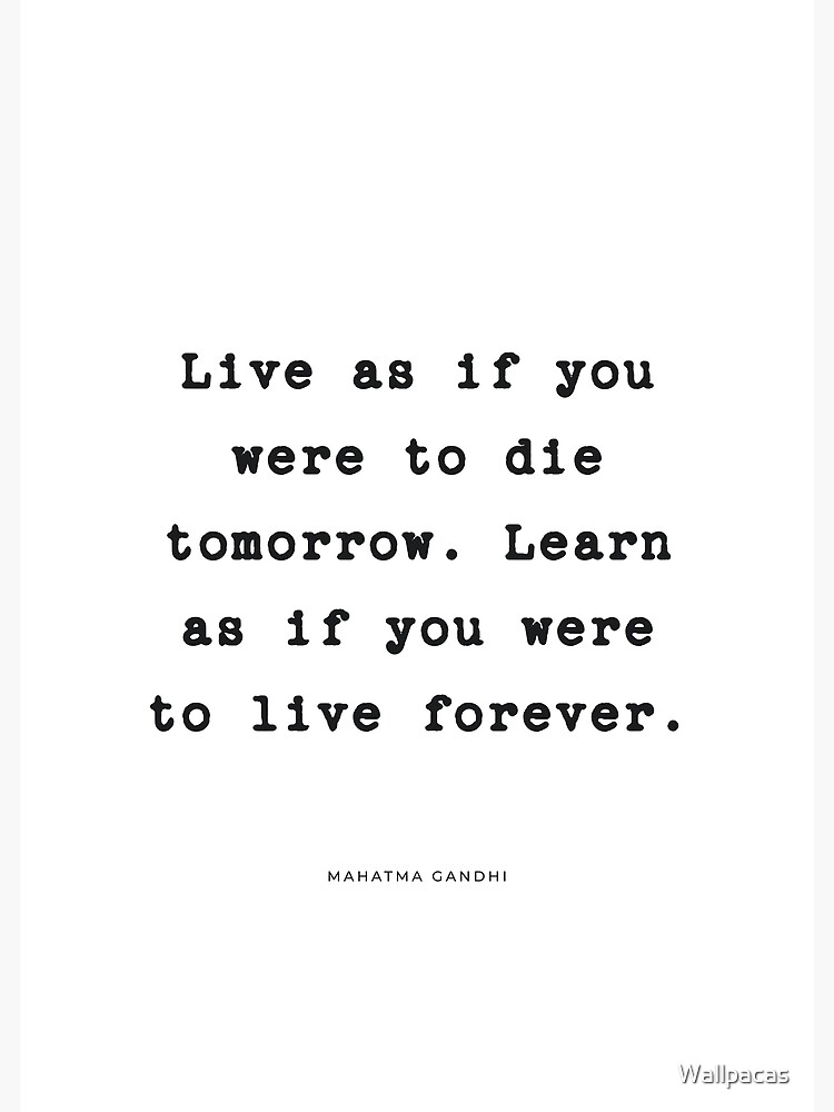 "Learn Forever | Quote" Poster by Wallpacas | Redbubble