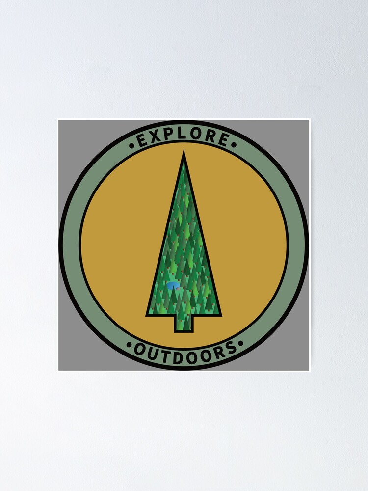 "Explore Outdoors" Poster by KellerBillstrom | Redbubble