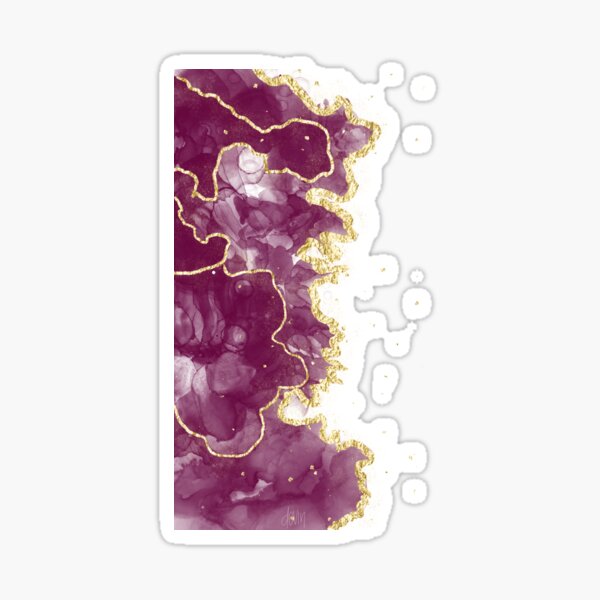 "Spilled Red Wine" Sticker for Sale by DCribbDesigns | Redbubble