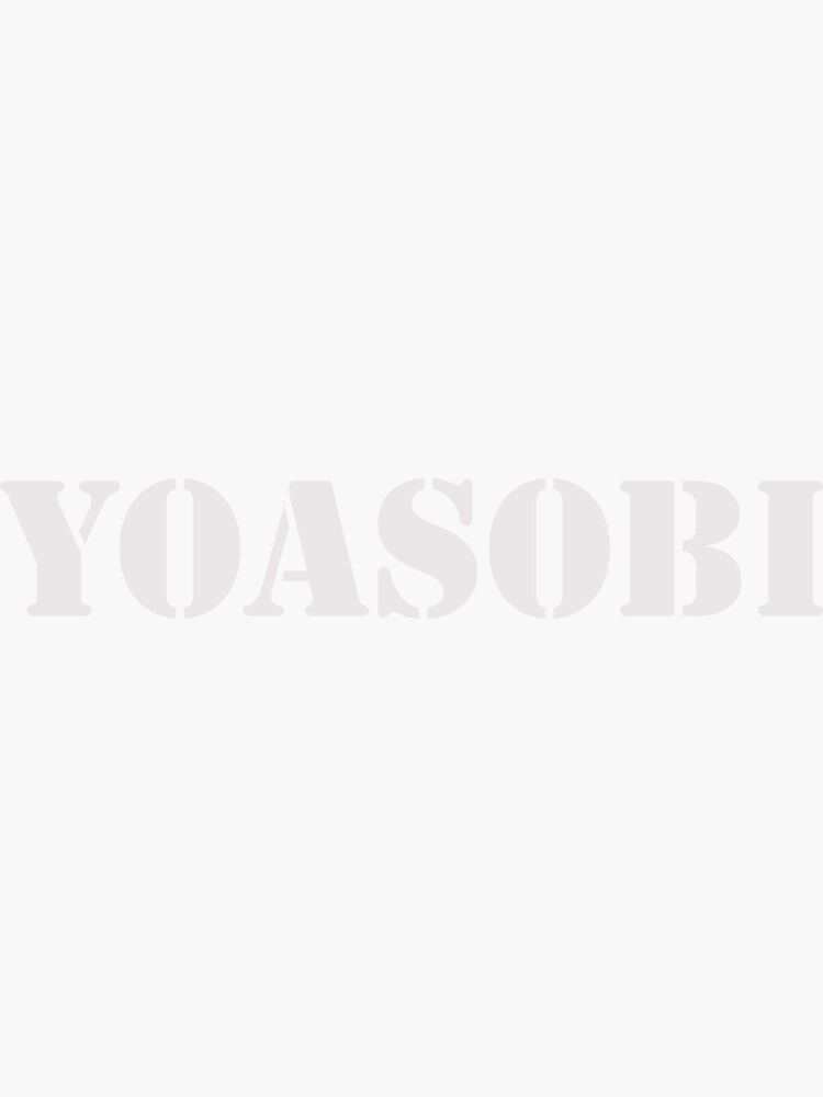 "yoasobi" Sticker for Sale by SAMIRDOR | Redbubble