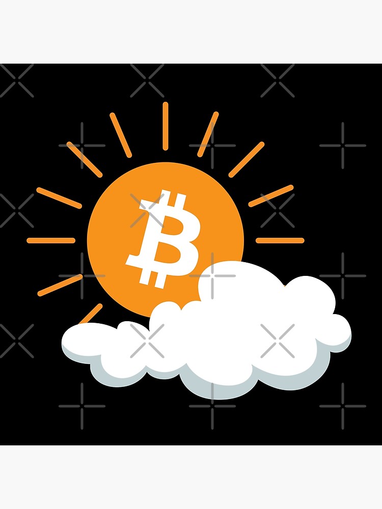 "Cryptocurrency - Bitcoin Sun" Poster by AeroAstro | Redbubble