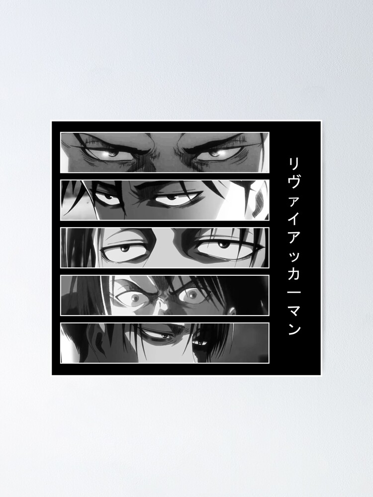 Levi Aot Bundle Stickers Poster By Hero S Redbubble 
