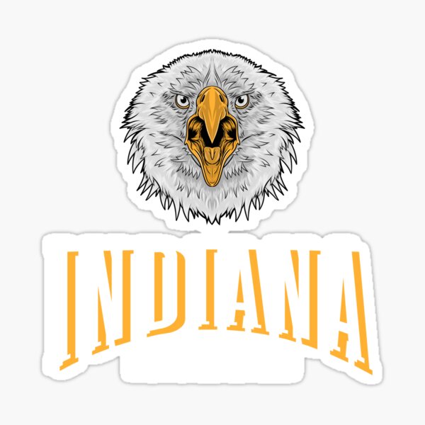 "Vintage Retro Indiana Motorcycle Club" Sticker for Sale by Daily ...