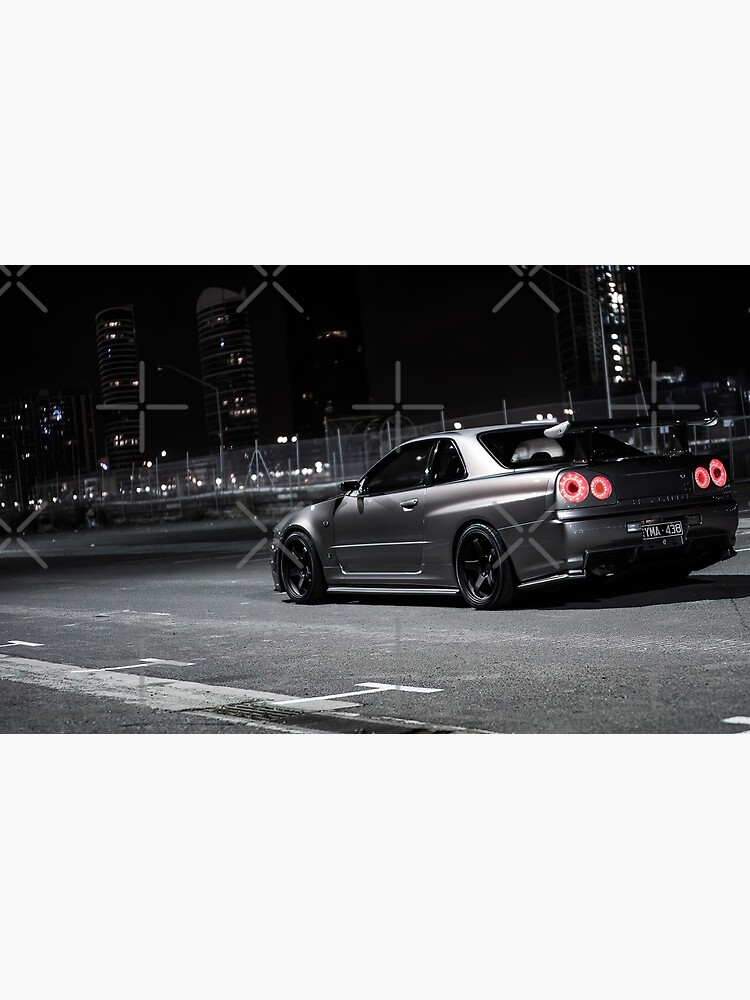 "Nissan Skyline GT-R @night" Art Print for Sale by Pikokk | Redbubble