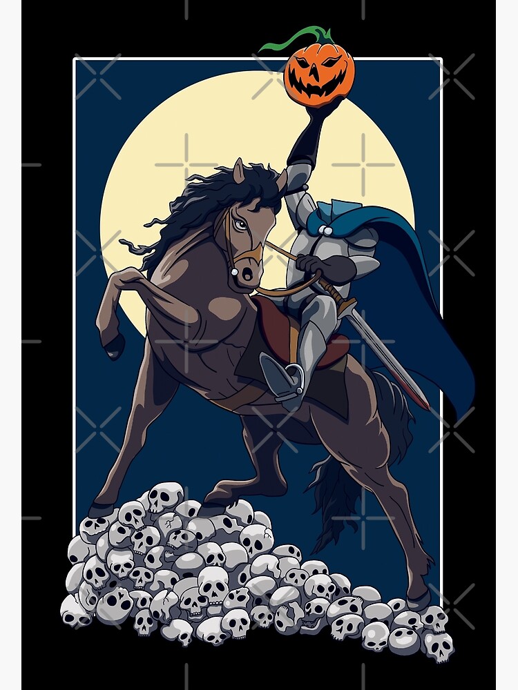 "The Legend Of Sleepy Hollow - Headless Horseman Illustration For ...