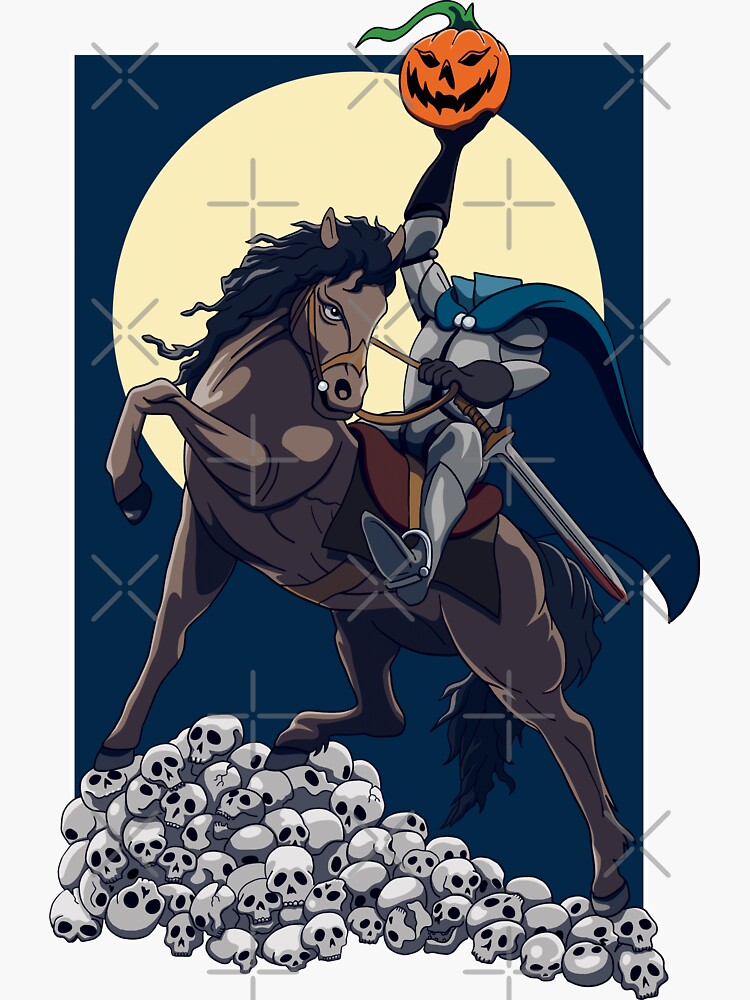 "The Legend Of Sleepy Hollow - Headless Horseman Illustration For ...