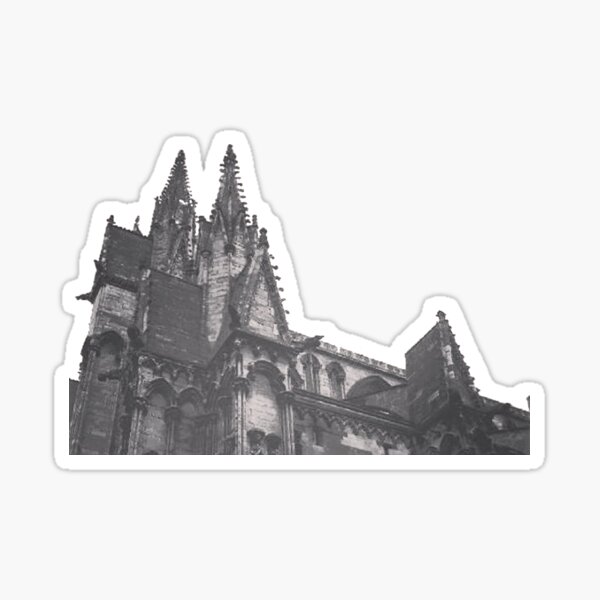 "Peterborough Cathedral" Sticker by inavantiCreates | Redbubble