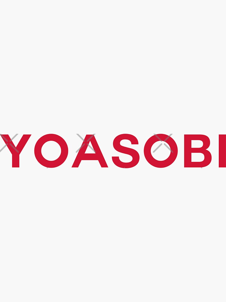 "Yoasobi Music" Sticker for Sale by PSM-Design | Redbubble