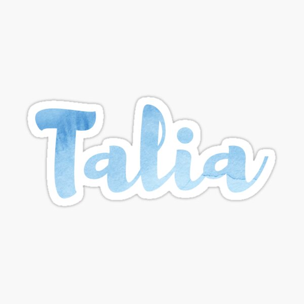"Talia" Sticker by ampp | Redbubble