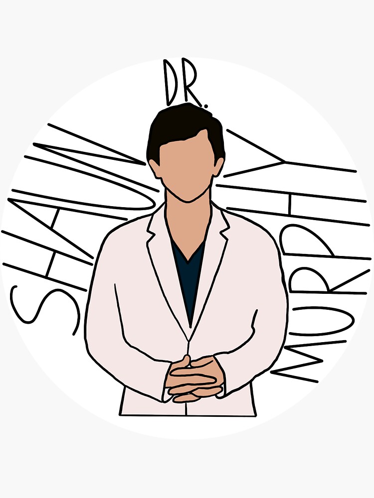 "Dr. Shaun Murphy (The Good Doctor)" Sticker for Sale by StickersByERM ...