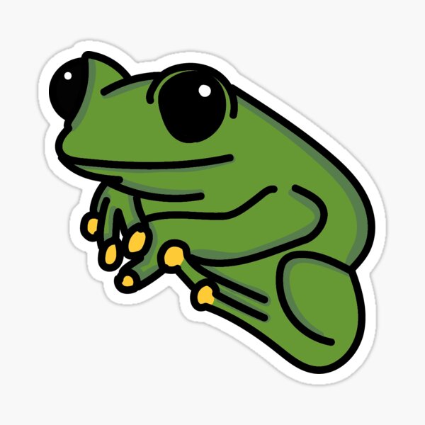 "Baby frog" Sticker for Sale by isacanoa | Redbubble
