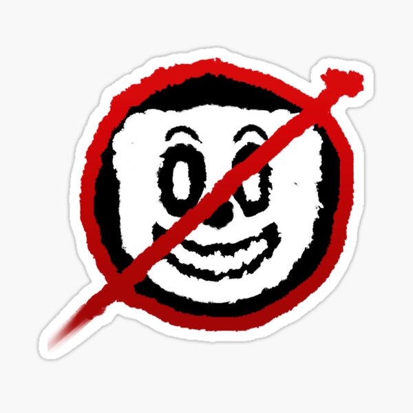 "Anti-Clown" Sticker for Sale by StalingradOFF | Redbubble