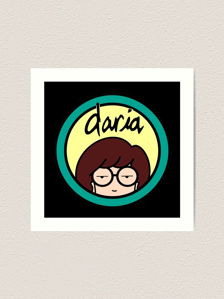 "Daria Logo" Art Print by 90sLoveLove | Redbubble
