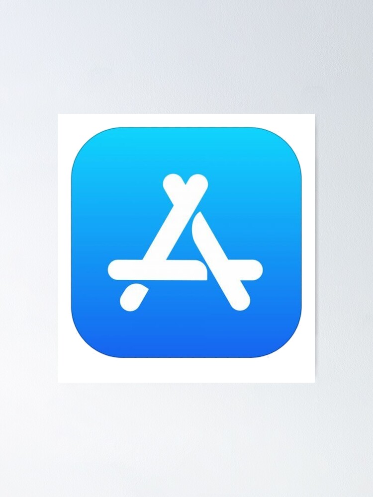 "App Store App Icon" Poster for Sale by Noahscott13 | Redbubble