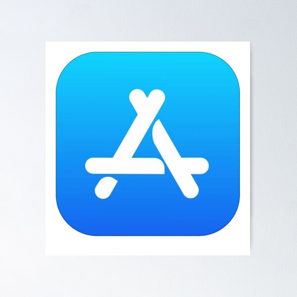 "App Store App Icon" Poster for Sale by Noahscott13 | Redbubble