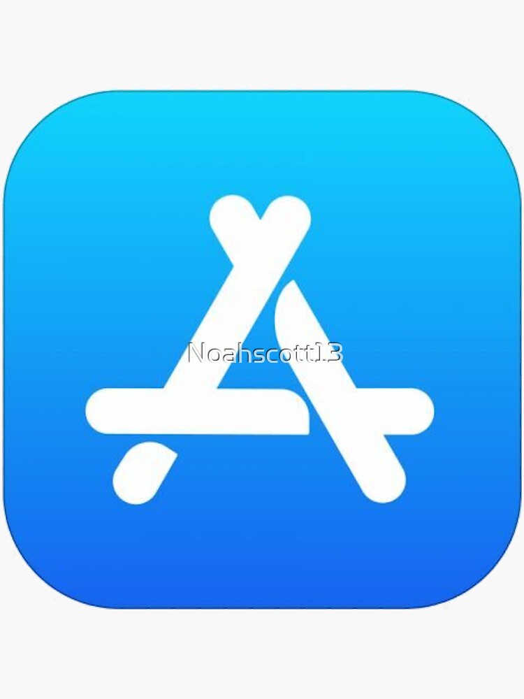 "App Store App Icon" Sticker for Sale by Noahscott13 | Redbubble
