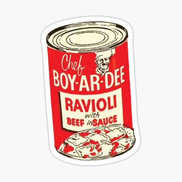 "chef boy" Sticker for Sale by chuckleharski | Redbubble