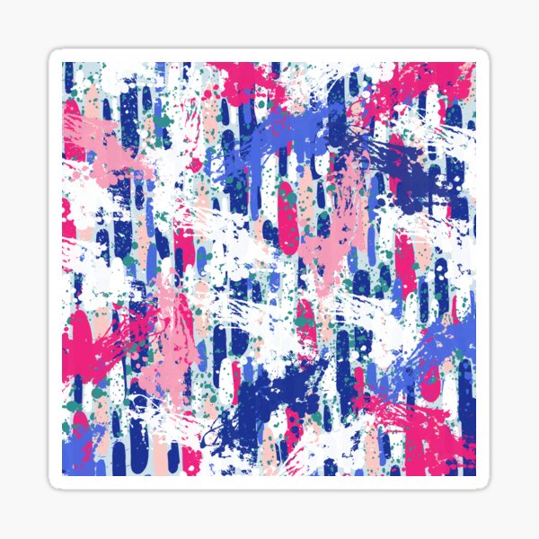 "Splatter and Drips" Sticker by JoyfulJosie | Redbubble